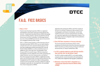 FAQs - U.S. Treasury Clearing | DTCC