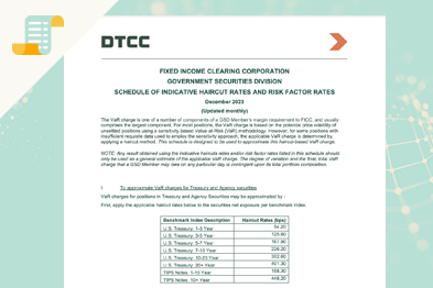 FICC GSD Risk Management - U.S. Treasury Clearing | DTCC