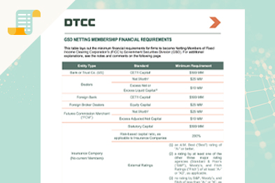 Direct Participants - U.S. Treasury Clearing | DTCC