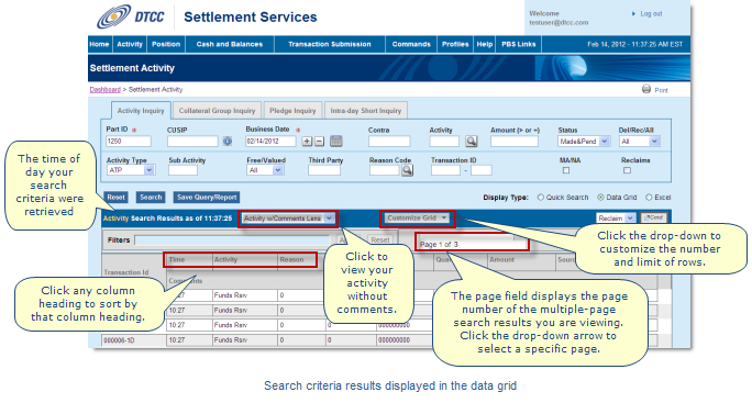 Data Grid Search
